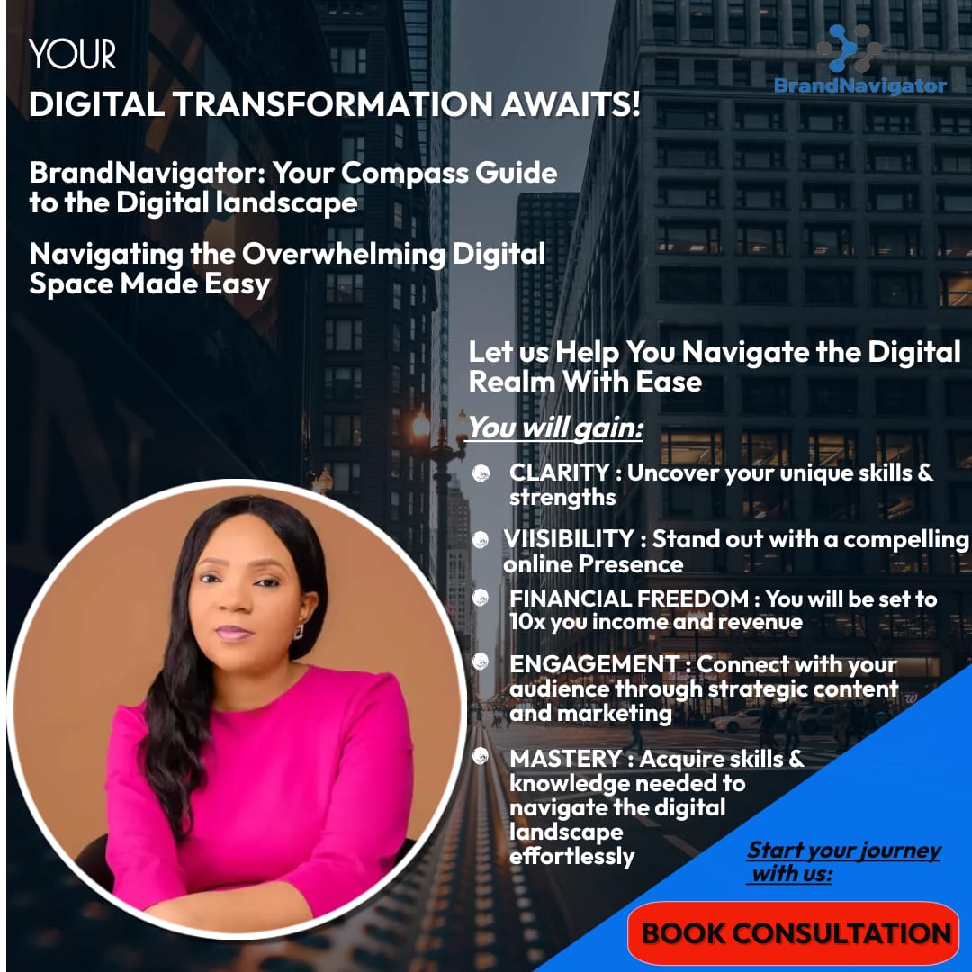 Subscribe Digital BrandNavigator Consultation Services by Oqua Deborah on Selar