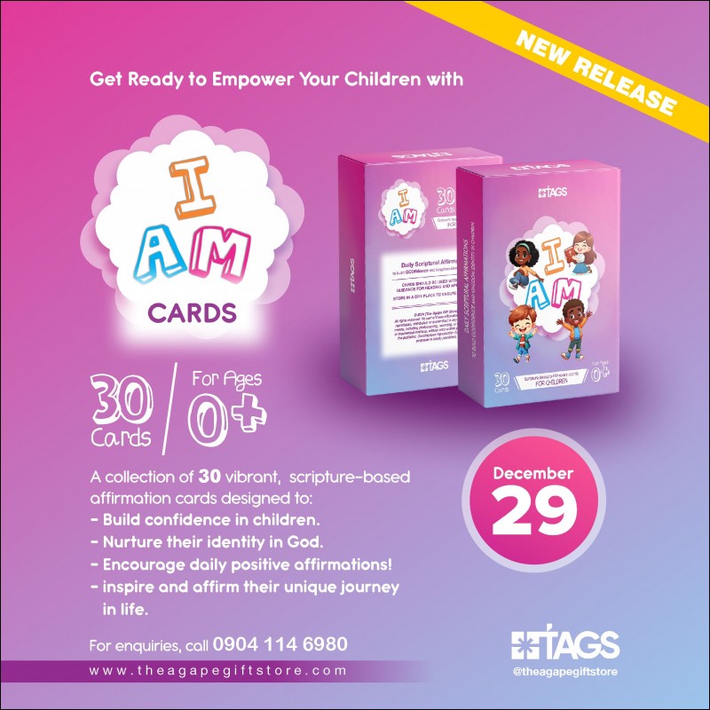 Buy TAGS I AM KIDS AFFIRMATION CARDS by Oroma Orji on Selar
