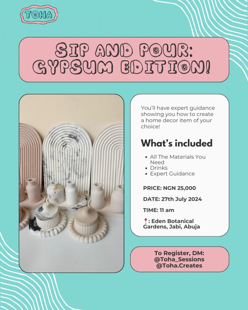 Buy Sip & Pour: Gypsum Edition by TOHA Sessions on Selar