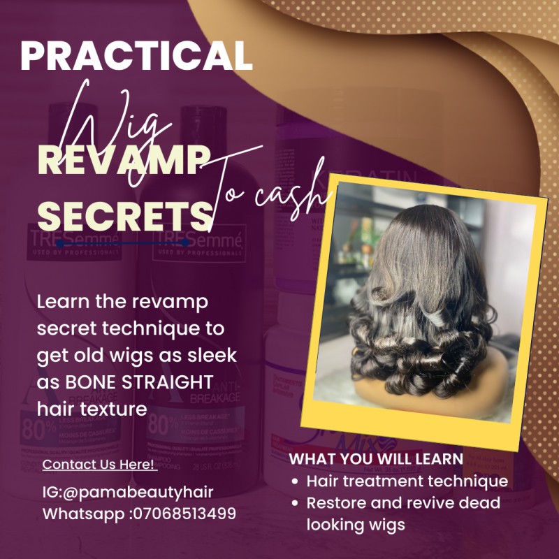 Get Wig Revamp Technique by PAMA Hair on Selar.co