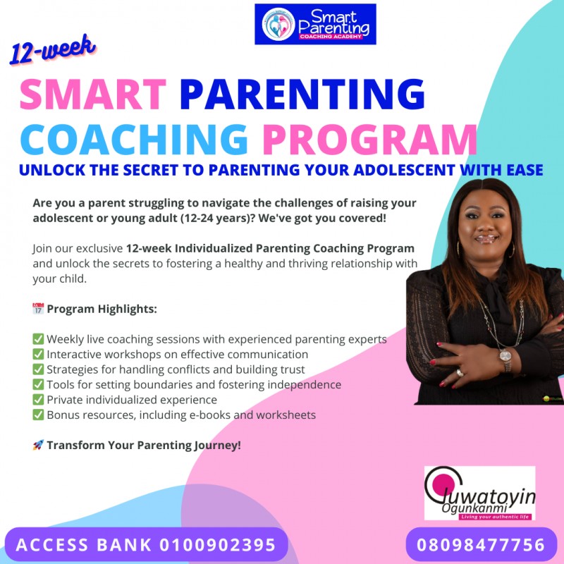 Buy SMART PARENTING COACHING PROGRAM by Oluwatoyin Ogunkanmi on Selar