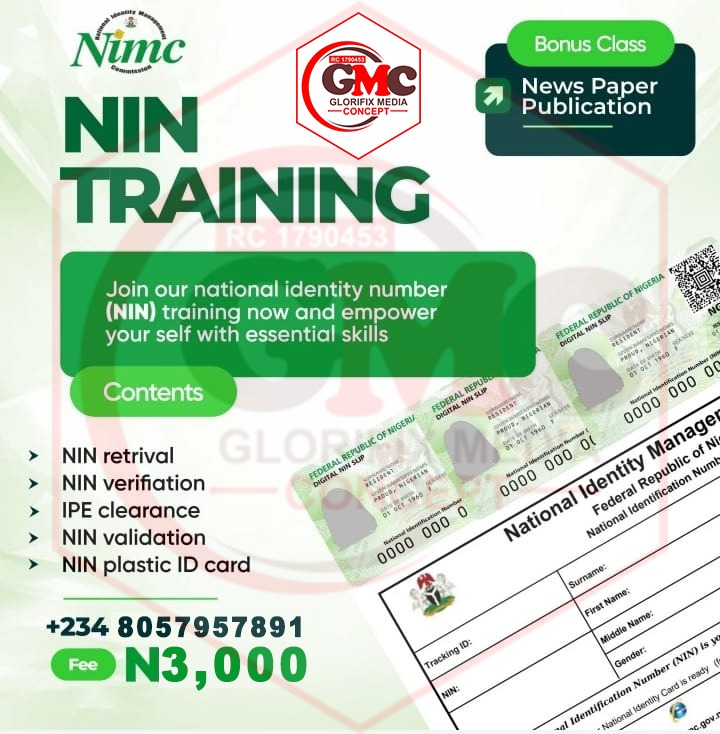 Buy Join Our National Identity Number (NIN) Training Today and Empower ...
