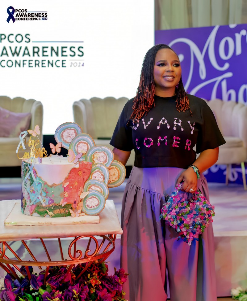 Buy Custom Bejeweled “OvaryComer” Top by PCOS Conquerors on Selar