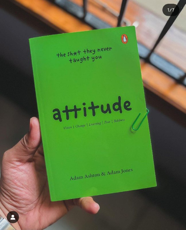 Buy The shit they never taught you: Attitude*” by Adam Ashton and Adam ...