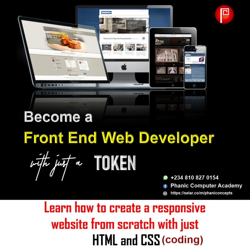 Buy FRONT END WEB DEVELOPMENT by Phanic ICT Academy on Selar