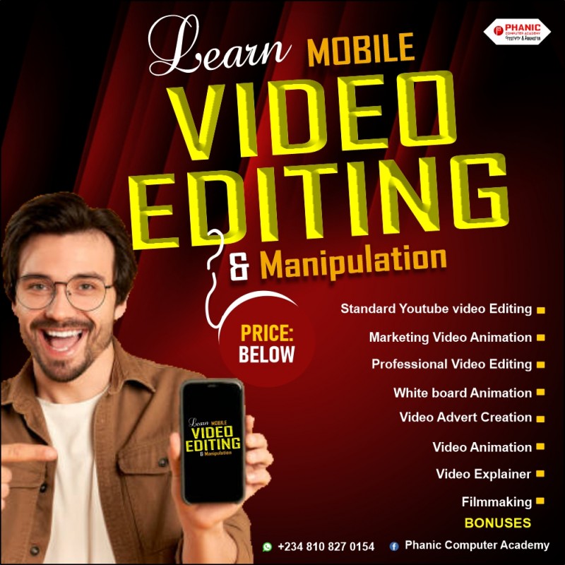 Buy Learn Basic to Advanced Video Manipulation and Editing by Phanic ICT Academy on Selar