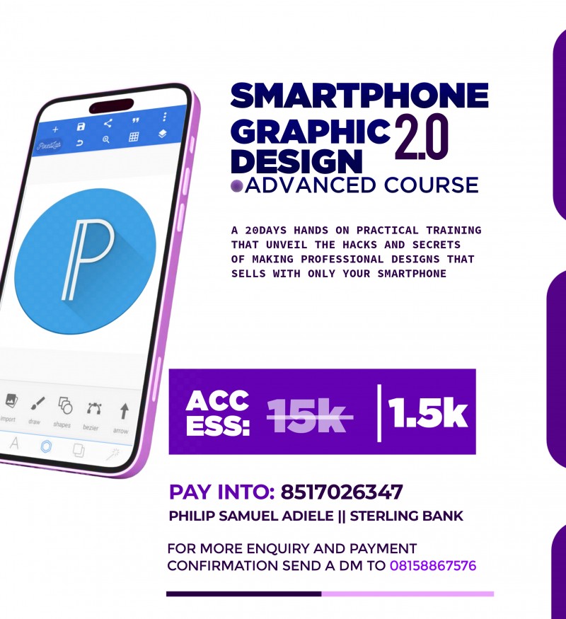 Buy Advance Graphic Design Course by Philip Samuel Adiele on Selar
