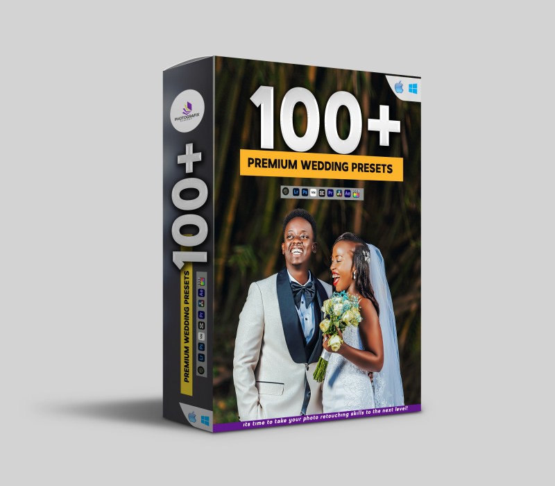 Buy PREMIUM WEDDING PRESETS FOR PHOTOSHOP, LIGHTROOM by Photografix ...