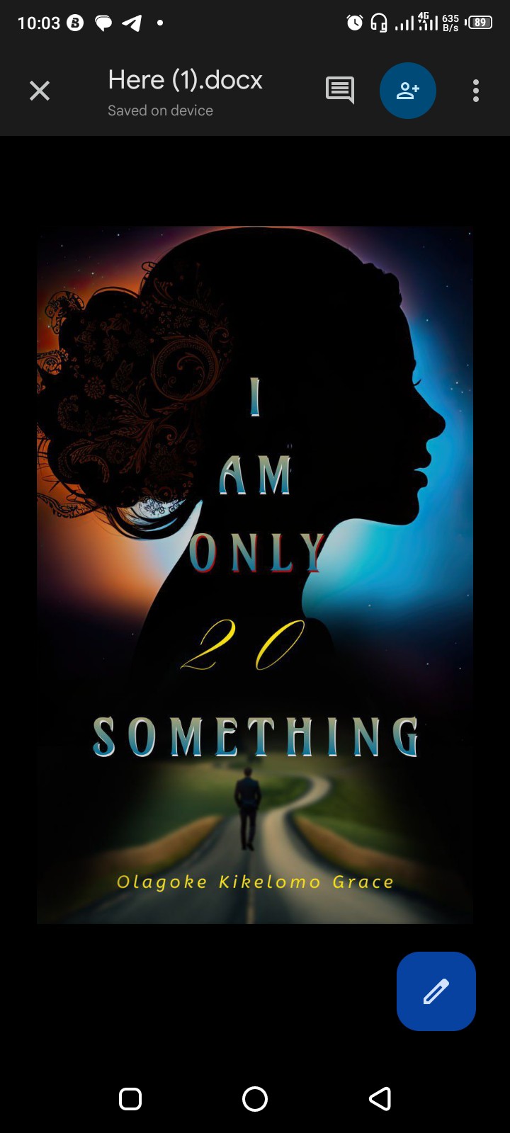 Buy I am only 20-Something by OLAGOKE KIKELOMO GRACE on Selar