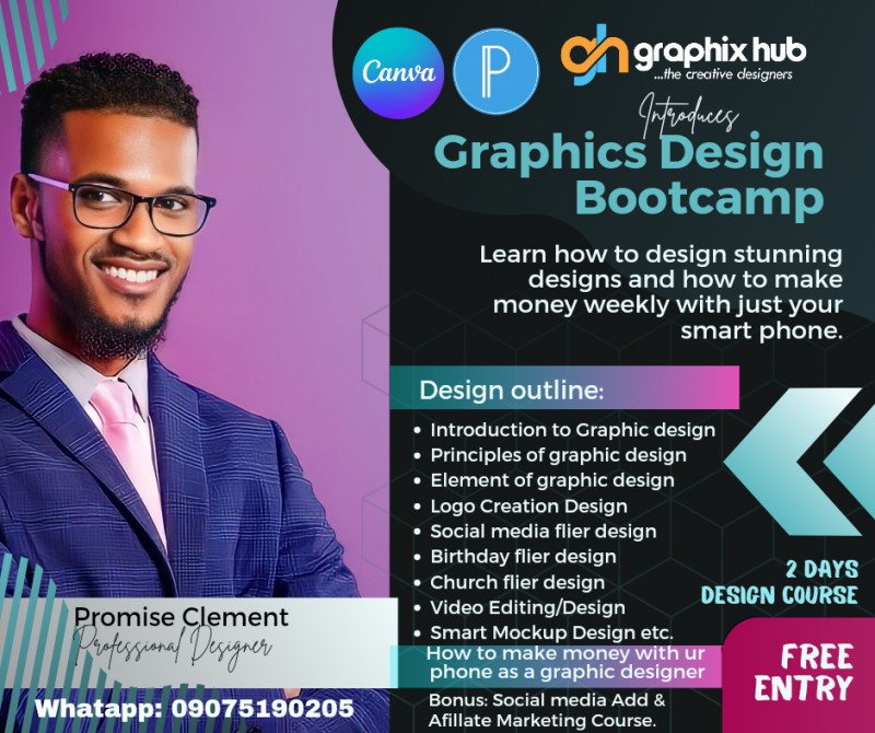 Buy The Graphics Hub training course by Pomise Clement on Selar