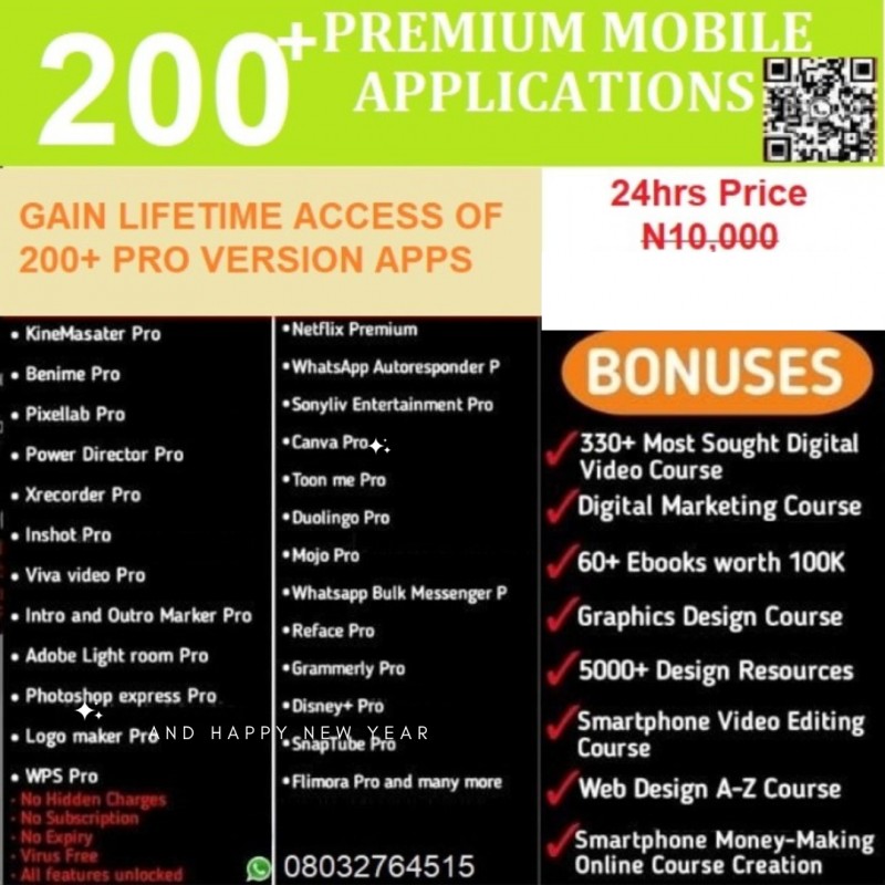 Buy 200+ Premium Pro mobile Apps, by Price Abraham on Selar