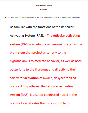 Buy BIO 252 Week 5 Quiz Concepts by Primrose Waihenya on Selar