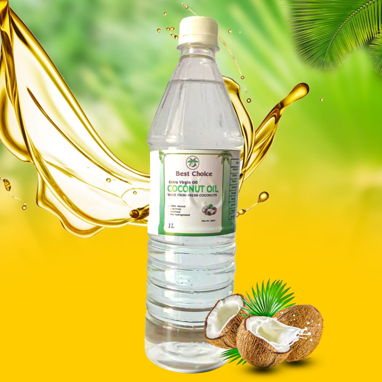Buy COCONUT OIL 1 LITRE by Pro's Technologies on Selar
