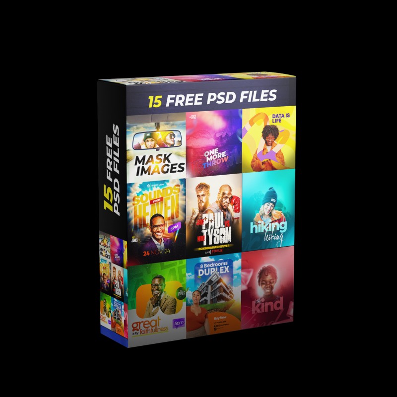 Get 15 FREE PSD FLYERS BUNDLE by PTG Design Tuts on Selar