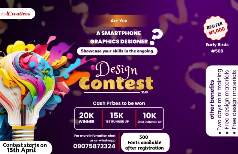 Buy Graphic design Contest by on Selar
