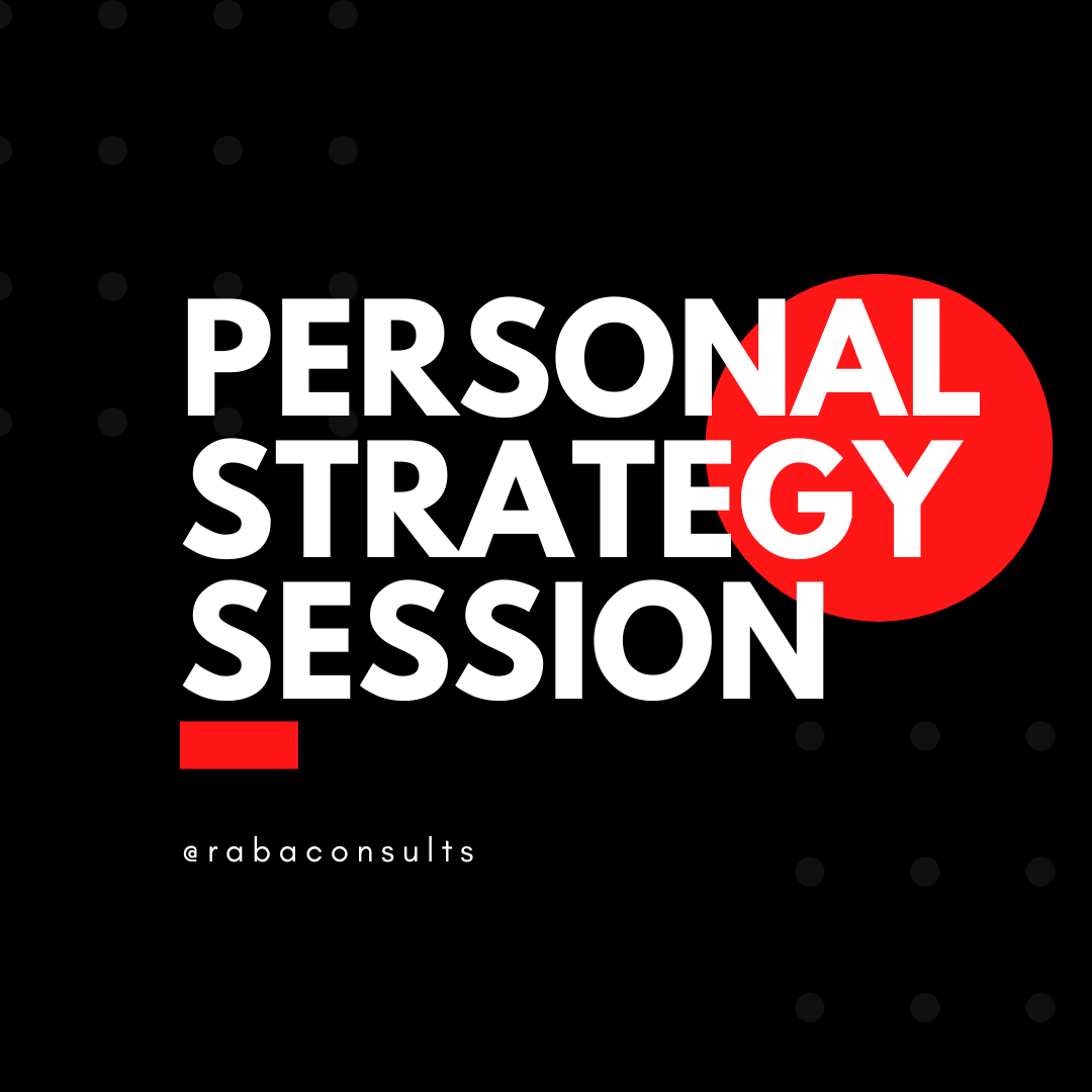 Buy Personal Strategy Session by Raba Consults on Selar