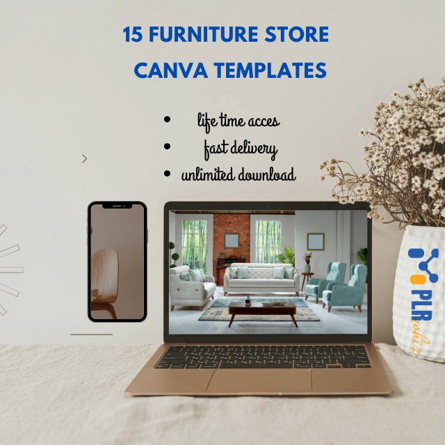 Buy 15 Furniture Store Canva Templates by plrwhiz on Selar
