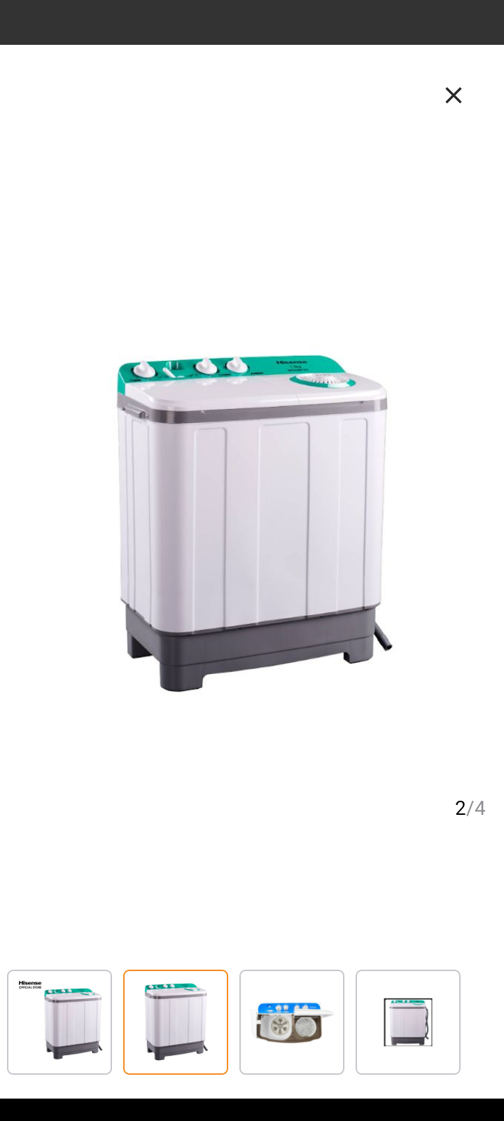 Buy 7.5Kg Twin Tube Washing machine (WSqb 753(Jf) by Rasheed Olapade on ...
