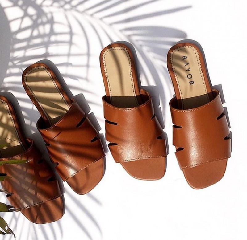 Buy Hayden Slides - Tan by Rayor Official on Selar