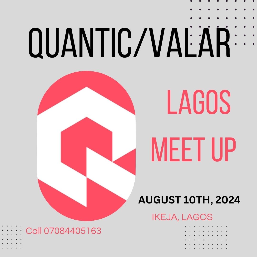 Buy Quantic Valar Nigeria Meet Up Lagos 2024 By Rehanat Amusu On Selar