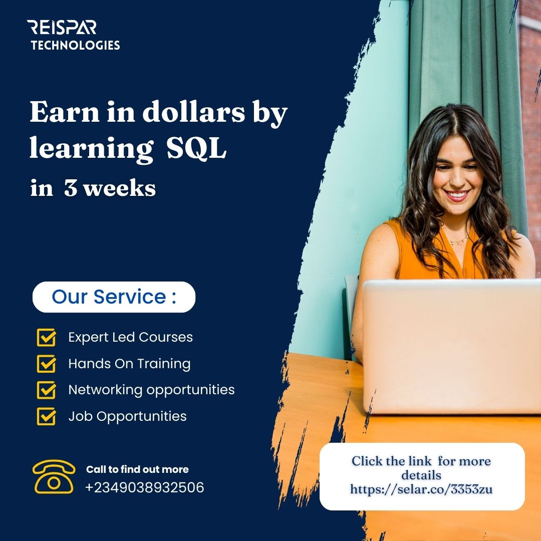 Buy SQL Mastery -Short course by Reispar Analytics Academy on Selar