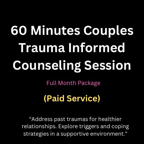 Buy Couples Trauma-Informed Counseling (Full Month Package) by ...