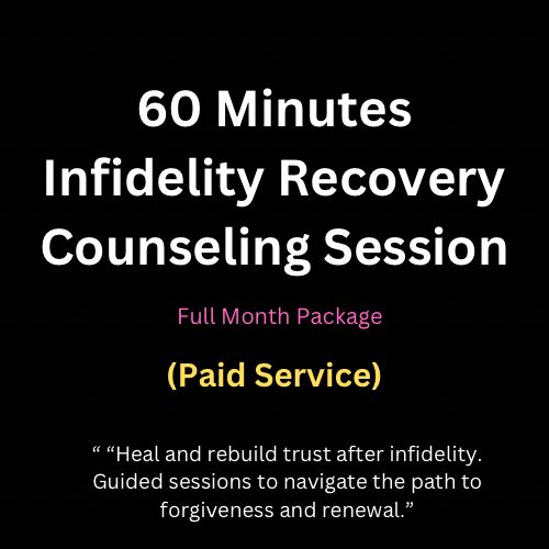 Buy (Full Month Package) Infidelity Recovery Counseling Session by ...
