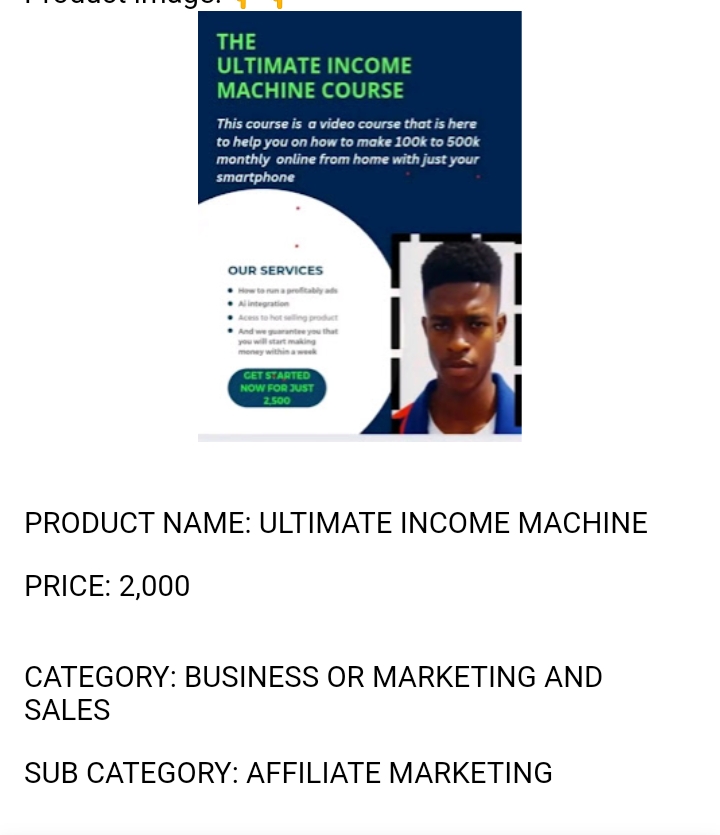 Buy Ultimate income machine by Reuben Chidera on Selar
