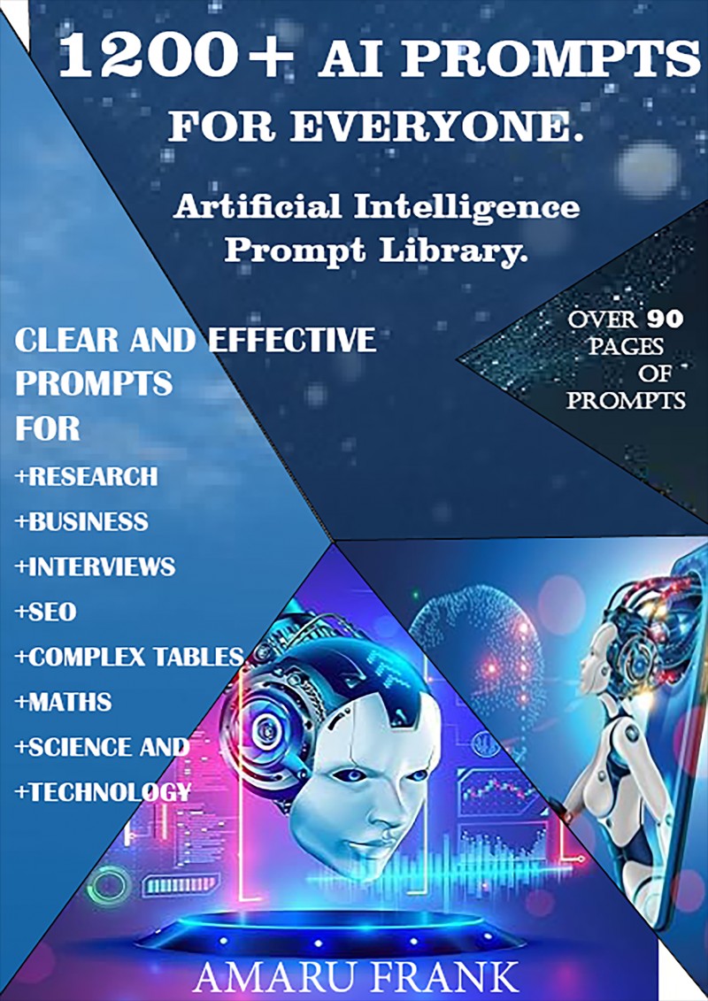 Buy 1200+ AI Prompts for Everyone: Artificial Intelligence Prompt ...