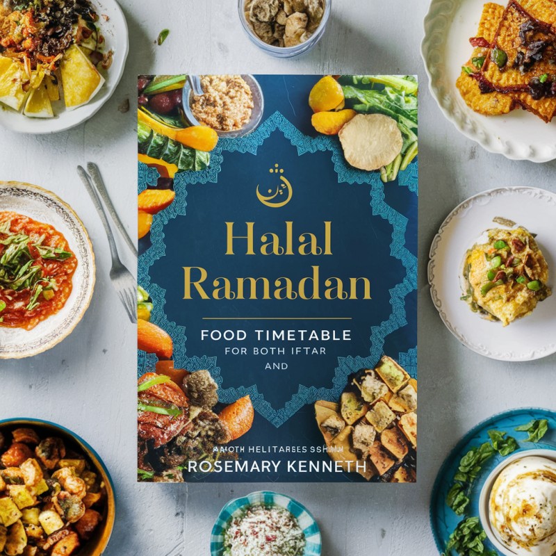 Buy HALAL RAMADAN FOOD TIMETABLE by Rosemary Kenneth Nsang on Selar