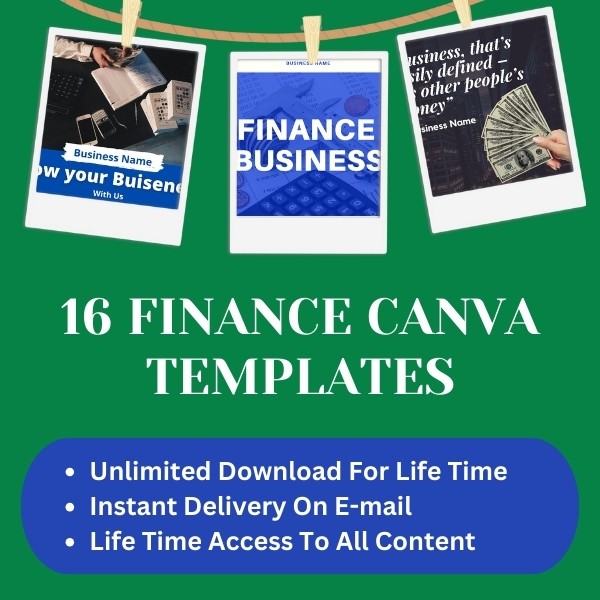 Buy 16 Finance Canva Templates by Rouf Ahmad on Selar