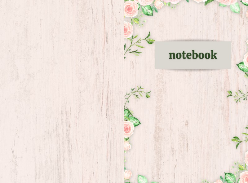Buy Printable peach floral 6by9in notebook by Blueroom digital on Selar