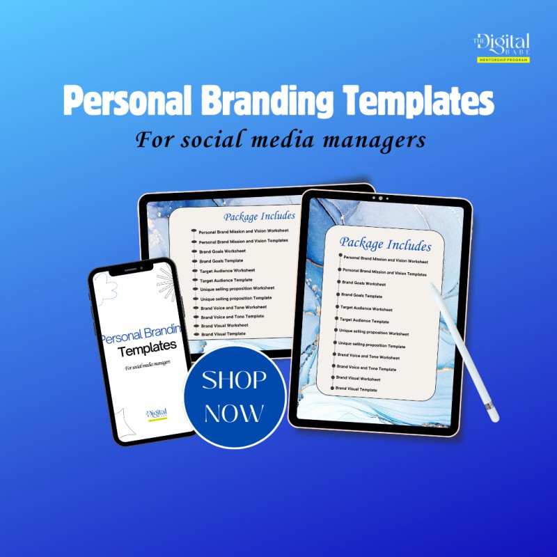 Buy Personal Branding templates by Thedigitalbabe on Selar