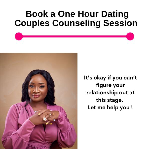 Buy One Hour Dating Couple Counseling Session by Ruth Esumeh on Selar