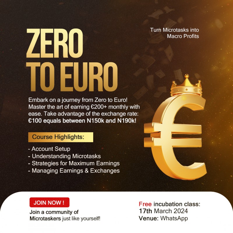 Buy Zero to Euro Microtasking by Zero to Euro by Kelvin Bush on Selar