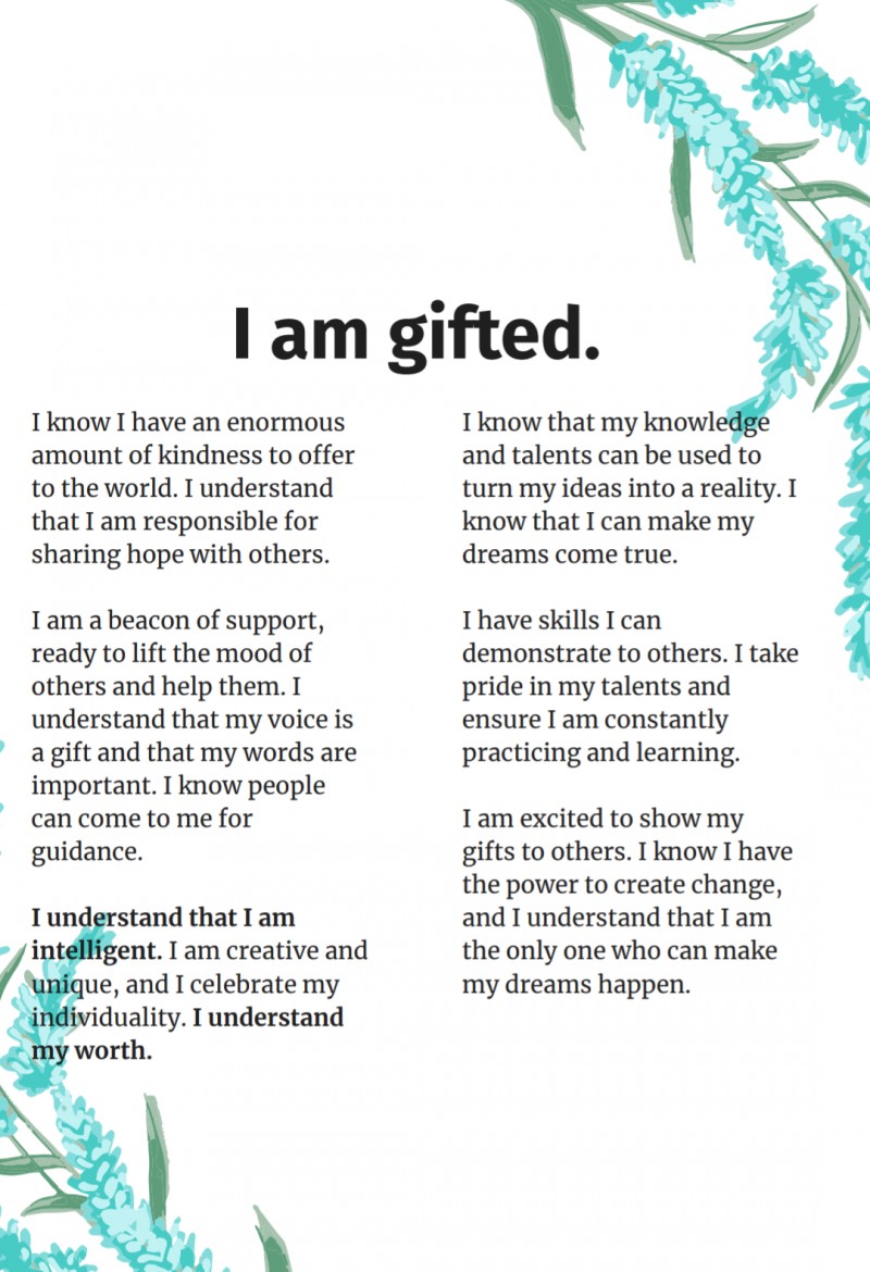 Buy I am gifted. by Abdul Kareem on Selar