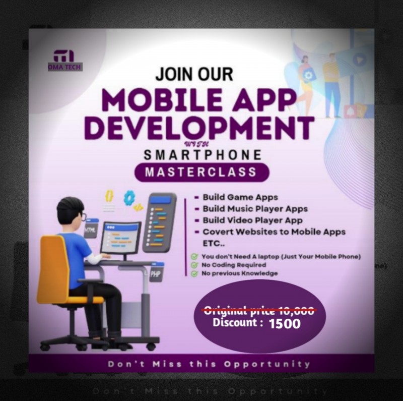 Buy mobile app development course by Samuel nwachukwu on Selar