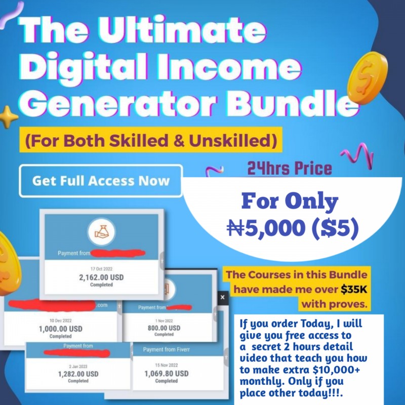 Buy The Ultimate Digital Wealth Bundle by Samuel O. Johnson on Selar