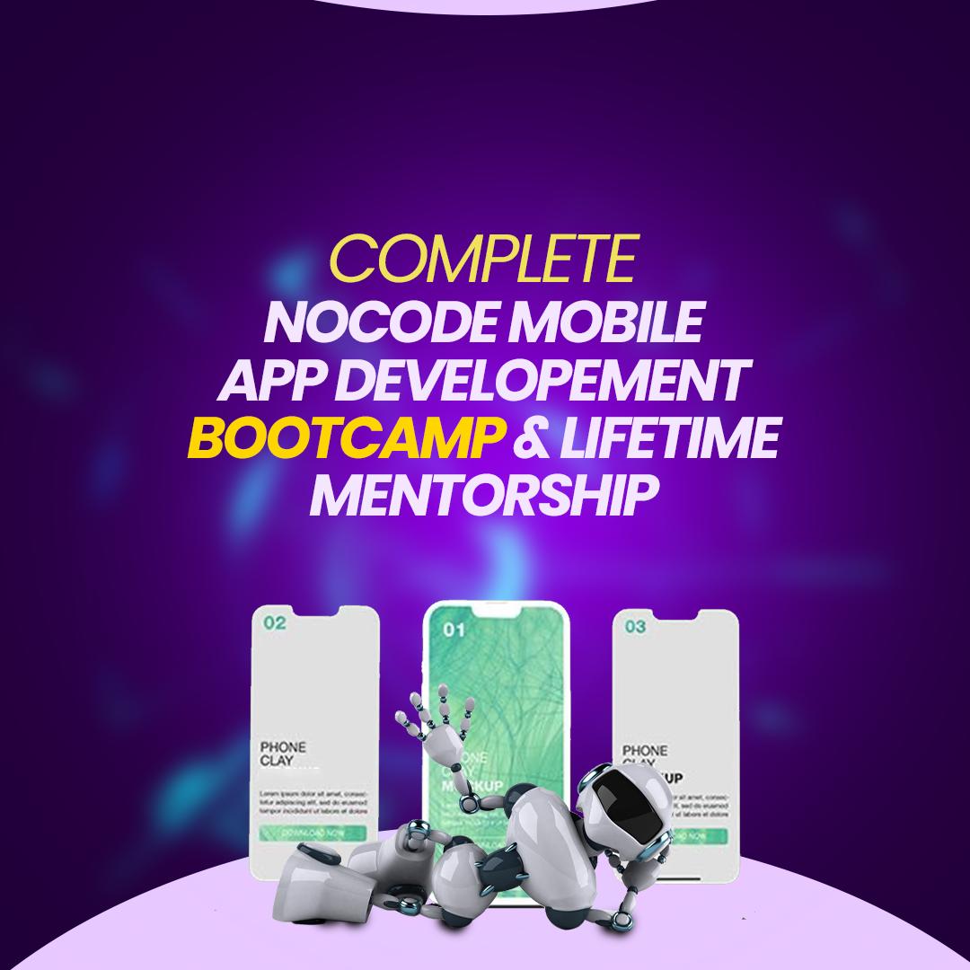 Buy Complete Nocode Mobile App Development Bootcamp & Lifetime Mentorship by Samuel Udoh on Selar