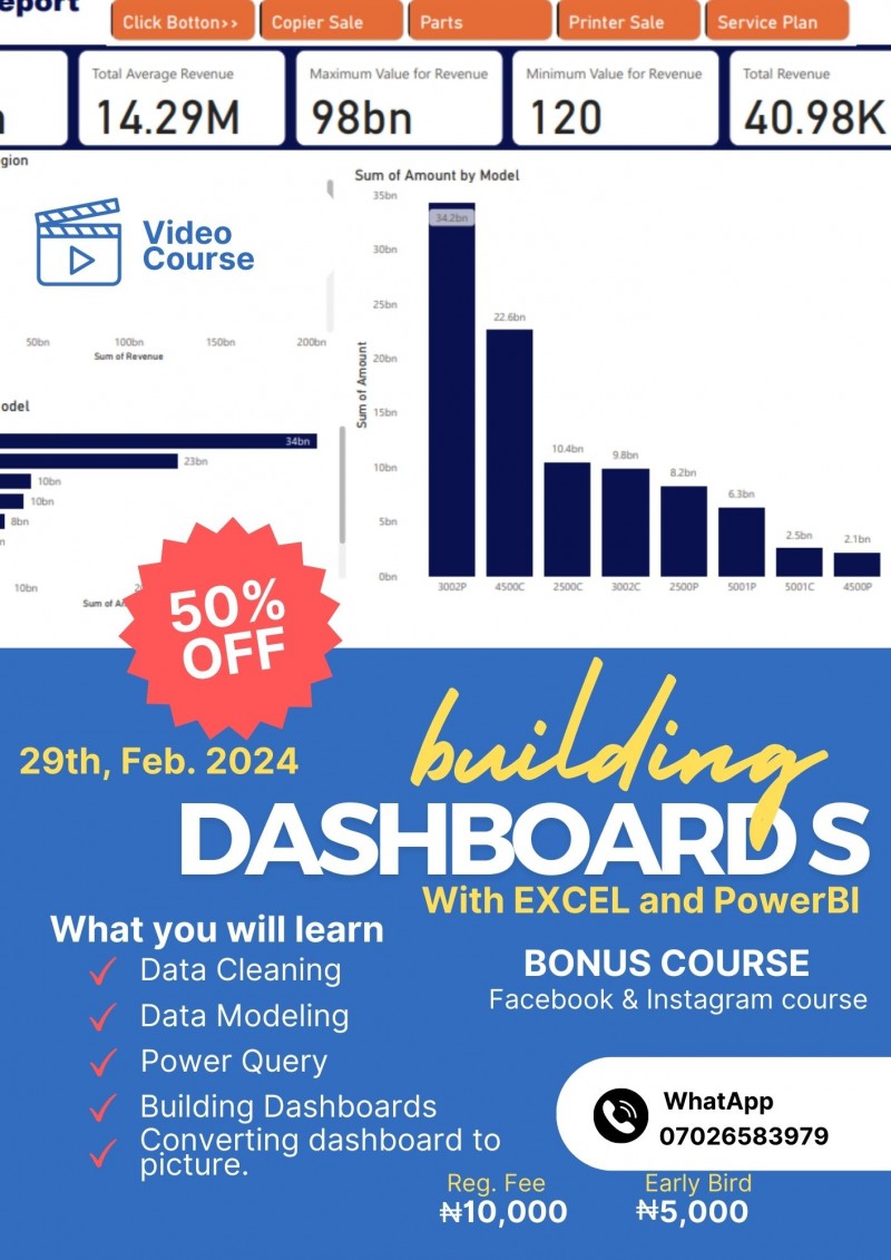 Buy Building Dashboard Course by Samuel Loriel on Selar