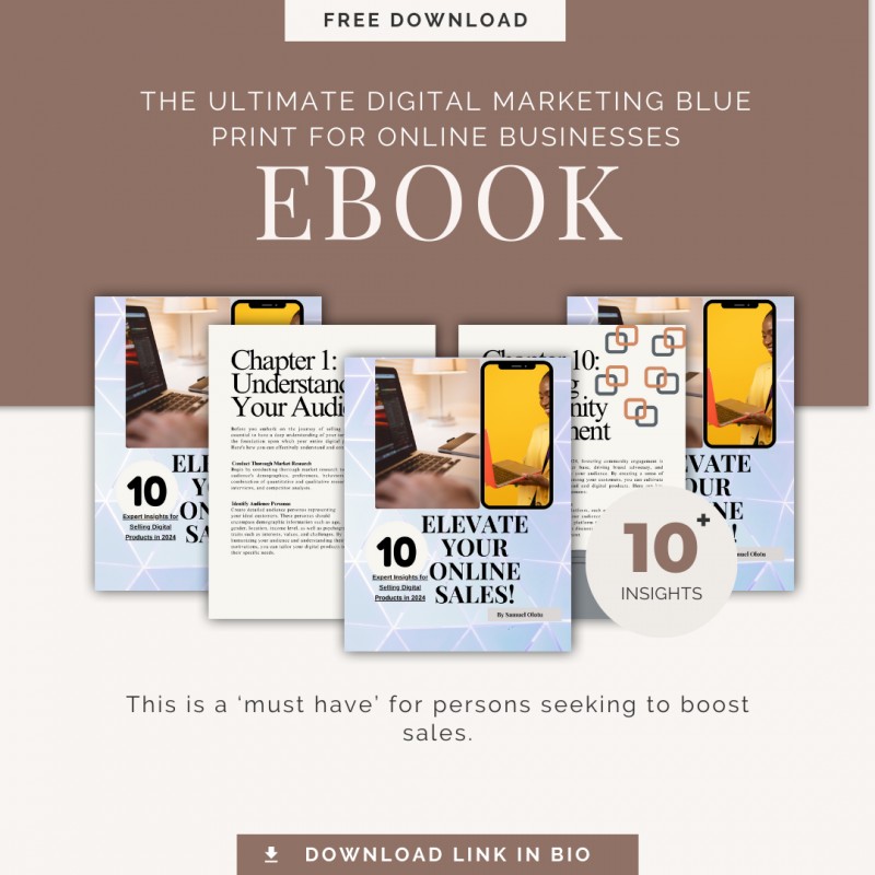 Buy ELEVATE YOUR ONLINE SALES by Samuel Olotu on Selar