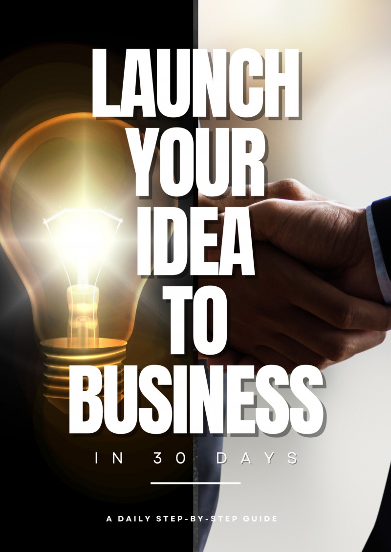 Buy Launch Your Idea to Business in 30 Days E-guide by ALL OF SAB on Selar