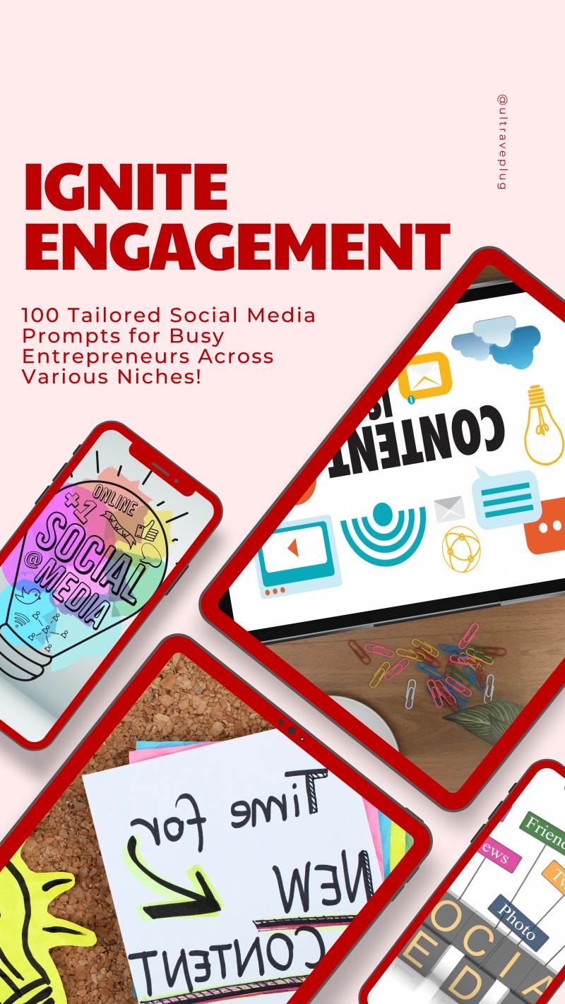 Buy Ignite Engagement: 100 Tailored Social Media Prompts for Busy ...