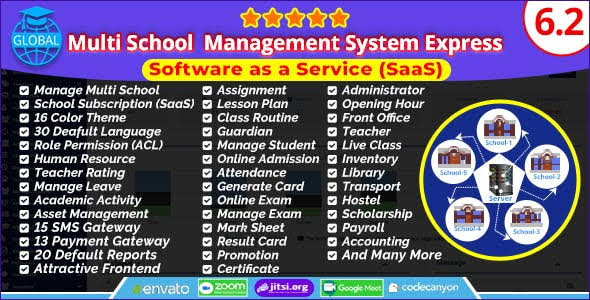 Buy Ramom – Multi Branch School Management System v6.2 by Website ...