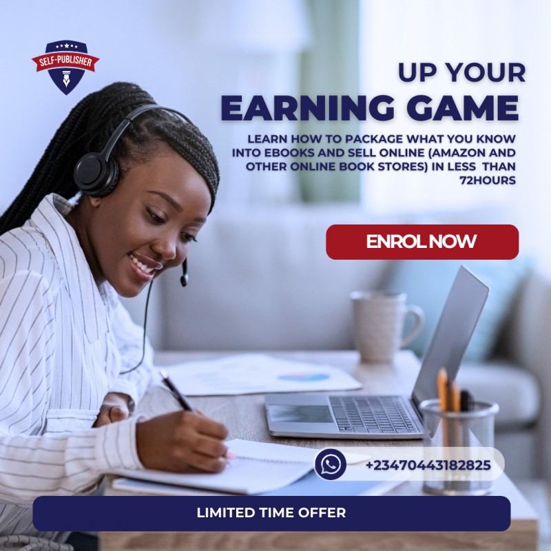 Buy SELF-PUBLISHING AND MONETIZATION - COURSE by Self-publisher on Selar