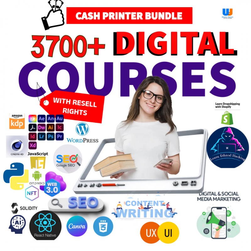 Buy Digital Wealth Accelerator: 3700+ Courses to Master Skills and Make Money by Hadras Tech ...