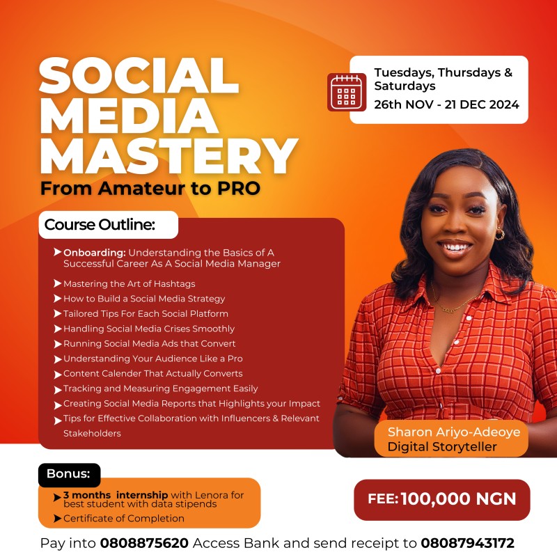 Buy Social Media Mastery: From Amateur to Pro by Sharon Ariyo-Adeoye on ...