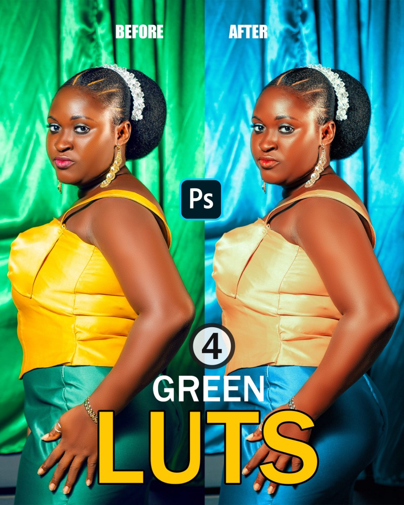 Buy (4) GREEN LUTS by Skyface Photography on Selar
