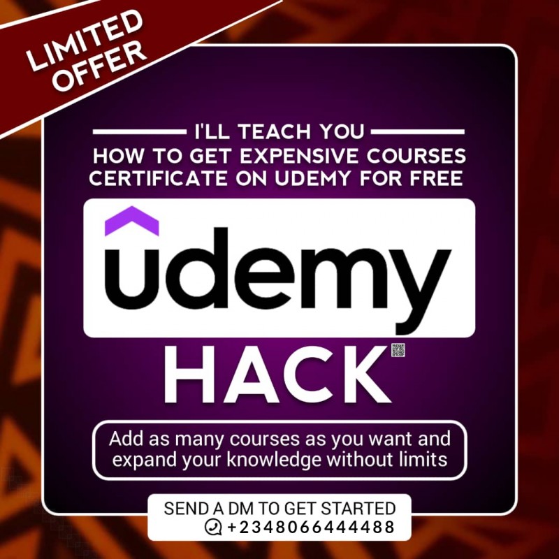 Buy UDEMY HACK by Skytop Digital Academy 2 on Selar