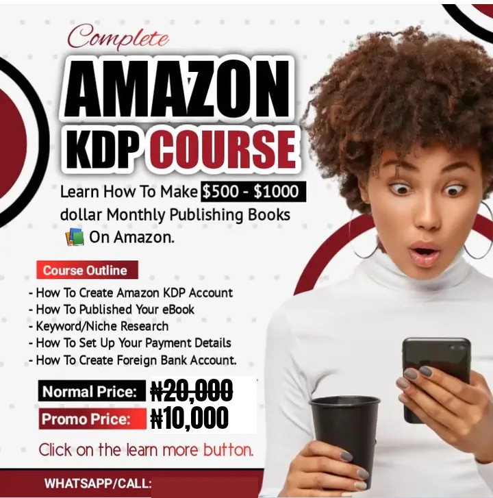 Buy AMAZON KDP BLUEPRINT COURSE by SmartEarningsAfCo on Selar
